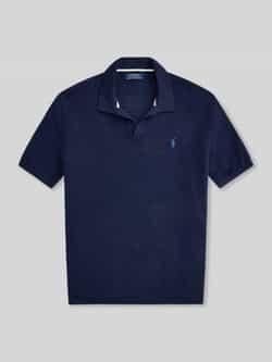 Polo Ralph Lauren Regular Fit Poloshirt aus Baumwoll-Leinen-Mix