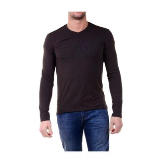 Armani Jeans Gem&uuml;tlicher Strickpullover - - Knitwear - Herren - Braun - 2XL