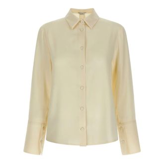 Max Mara Damen, Blusen & Hemden, Wei&szlig;, LGr&ouml;&szlig;e