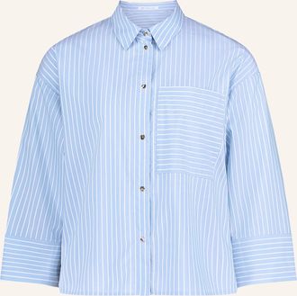 Betty&Co Betty&Co Hemdbluse Mit 3/4-Arm blau