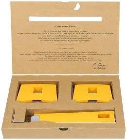 Cristel SPPLMAJ Set mit 1 Griff und 2 Henkeln, abnehmbar, Gelb