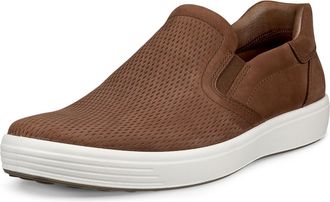Ecco Soft 7 Easy Slip on Sneaker f&uuml;r Herren, Cocoa Brown, 39.5/40 EU