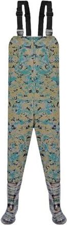 Generic Cuissardes de p&ecirc;che avec bretelles respirantes pour homme, Vert, 50