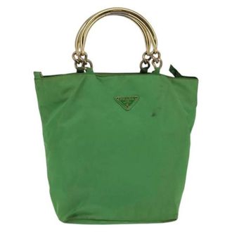 Prada Pre-owned Tote Bag - - Pre-owned - Damen - Gr&uuml;n - ONE SIZE