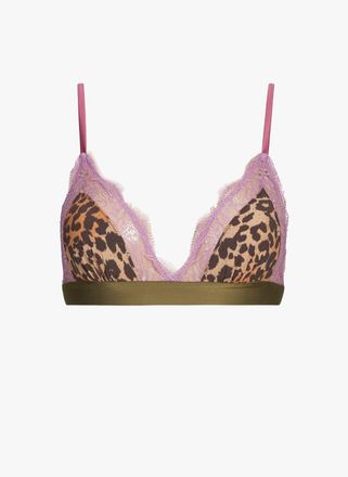 Love Stories Soutien-gorge triangle l&eacute;opard