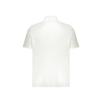Balmain Mens White Cotton Polo Shirt