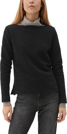 s.Oliver Sweatshirt mit Musterstruktur