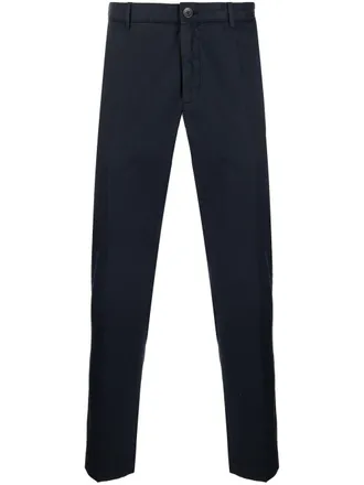 Incotex pantalon fusel&eacute; &agrave; taille mi-haute - Bleu