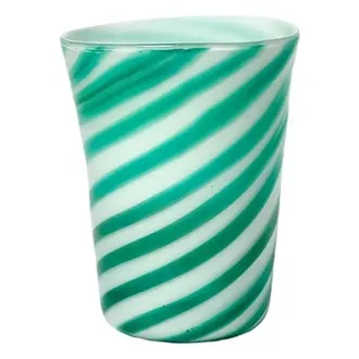 BITOSSI HOME Verres en verre souffl&eacute; Bachette Verde - Set de 2 Bitossi