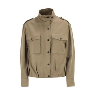Brunello Cucinelli Femme, Vestes, Beige, Taille: 38 FR Light Vestes