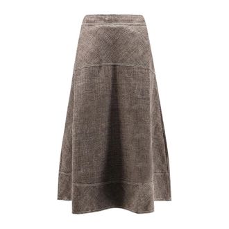SOEUR Soeur, Femme, Jupes, Brun, Taille: 36 FR Janelle Midi Skirt