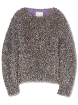 Jil Sander pull en mohair m&eacute;lang&eacute; &agrave; design m&eacute;tallis&eacute; - Multicolore