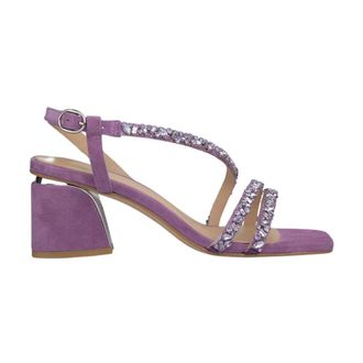 Alma En Pena Alma EN Pena, Femme, Chaussures, Violet, Taille: 40 EU Sandale &agrave; bride strass et bout carr&eacute;