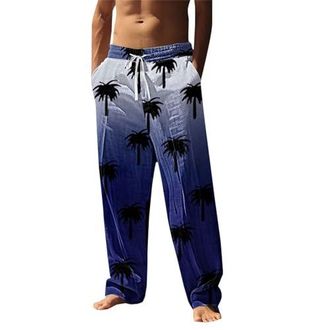 Generic Pantalon en coton pour homme - Coupe ajust&eacute;e - Pantalon de sport d&eacute;t&eacute; pour homme - Pantalon chino d&eacute;contract&eacute; - Taille ajust&eacute;e - Pantalon cargo d&eacute;cont