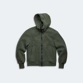 Canada Goose Chilliwack Bomberjacke aus Fleece - Black Label (M&auml;nnlich, Moss Khaki, L)