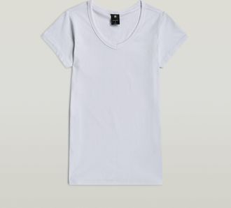 G-Star Slim V T-Shirt - Wei&szlig; - Damen