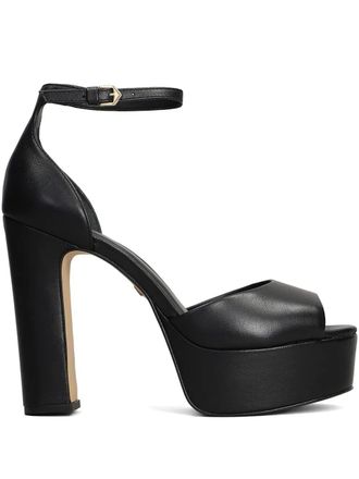 Carrano sandales en cuir 120 mm - Noir