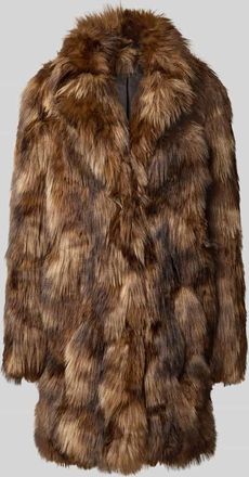 White Label Regular Fit Mantel aus Kunstfell