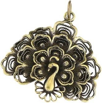 BESPORTBLE PACKOVE Porte-Cl&eacute;s Pendentif Vintage en M&eacute;tal Dor&eacute; D&eacute;coration Artisanale Chinoise DIY Pendentif Chic pour Paquet et Porte-Cl&eacute;s Accessoire D&eacute;coratif Mu