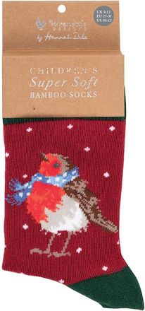 Wrendale Designs Seasons Tweetings Robin Socks