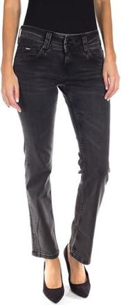 Pepe Jeans London Gen Femme jeans, Black (Denim-vs1), 27W / 30L