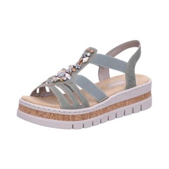 Rieker Damen, Schuhe, Gr&uuml;n, 39 EUGr&ouml;&szlig;e