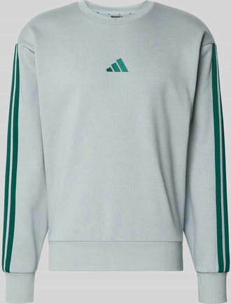 adidas Sweatshirt mit Rundhalsausschnitt und Logo