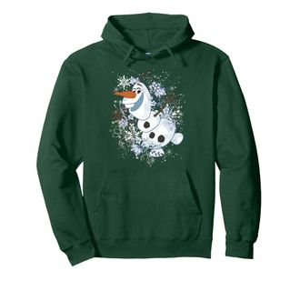 Disney Frozen Olaf Snowflakes Portrait Pullover Hoodie