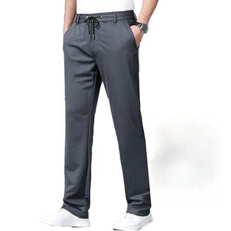 Generic Pantalon de jogging tendance chaud à taille élastique pour homme Pantalon de randonnée pour homme Pantalon extensible à taille élastique avec poches, 