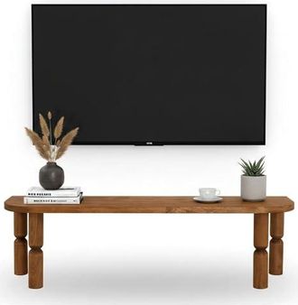Dmora TV-St&auml;nder Ceres 140x35x40h cm Braun, EIN Regal