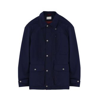 Brunello Cucinelli Veste saharienne - Homme - Vestes - Bleu - Taille: M
