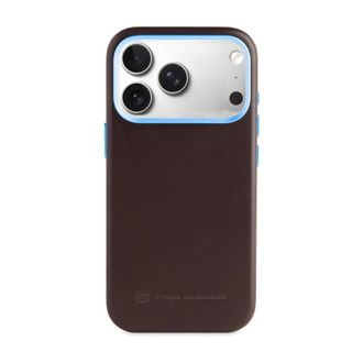 Piquadro &Eacute;tui MagSafe en cuir pour iPhone 18 Pro 6-4 pouces - unisex - Accessoires - Brun - Taille: ONE Size