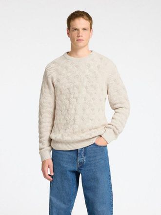 Selected Strickpullover SLHCALLIS LS KNIT CABLE CREW NECK NOOS