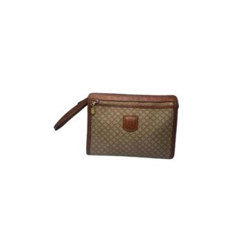 Celine Pochette Vintage Pre-owned - Femme - Pre-owned - Beige - Taille: ONE Size