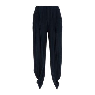 Giorgio Armani Femme, Pantalons, Bleu, Taille: 40 FR Wide Pantalons