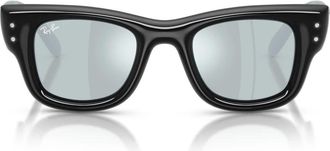 Ray-Ban unisex, Accessoires, Noir, Taille: 47 MM Wayfarer Puffer