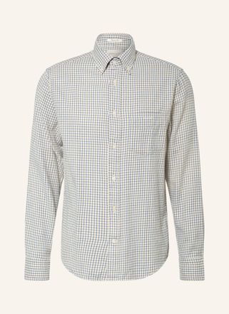 GANT Flanellhemd Regular Fit blau