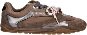 Pinko Pinko, Femme, Chaussures, Brun, Taille: 37 EU Baskets