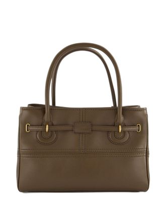 Chlo&eacute; Leather Shoulder Bag - Brown