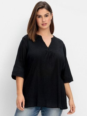 Sheego Klassische Bluse Tunika
