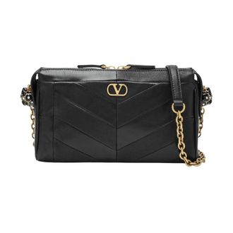 Valentino Garavani Panthea Small Shoulder Bag - - Bags - Damen - Schwarzk - ONE SIZE
