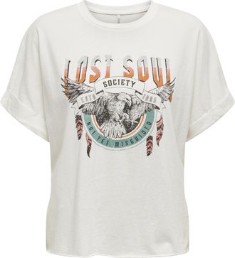 Only Onllucy Life S/S Wild Fold-Up Topbox JRS