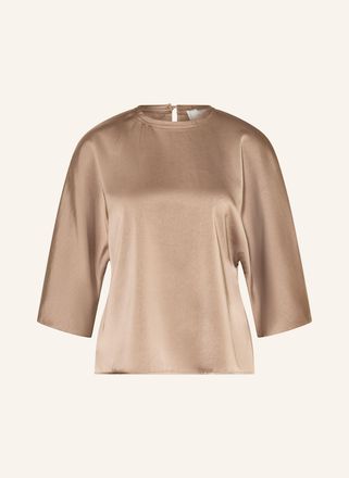 Neo Noir Neo Noir Blusenshirt Liora Aus Satin Mit 3/4-Arm beige
