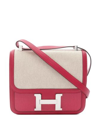 Herm&egrave;s sac port&eacute; &eacute;paule Constance (2021) - Rose