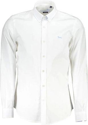 Harmont & Blaine Homme, Chemises, Blanc, Taille: 4XL Chemise Oxford Coupe &Eacute;troite