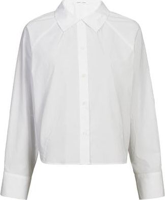 Samsøe & Samsøe Baumwollhemd mit klassischem Kragen - Weiß
