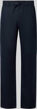 GANT Regular Fit Leinenhose mit elastischem Bund