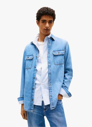 Tommy Hilfiger Chemise droit en jean coton