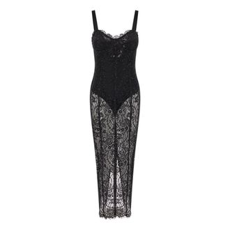 Twentyfourhaitch Robe midi Vireyan - Femme - Robes - Noir - Taille: 36 FR
