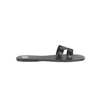Saint Laurent Doppelriemen-Sandalen - - Shoes - Damen - Schwarzk - 38 EU